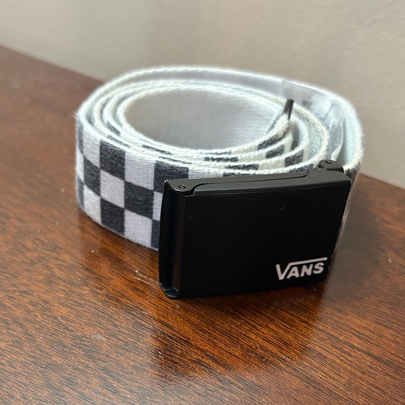 Vans | Accessories | Vans Checkered Belt Black And White | Poshmark